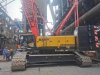 China SCC1500A-6 150 Ton Crawler Crane With Hydraulic Cylinder And Weichai Engine for sale