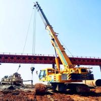China Used QUY55 55 Ton Crawler Crane for Construction Gradeability 30% Original Sale for sale