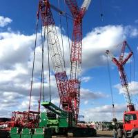 China 45t Construction Mobile Spider Crane Crawler Lifter with Max. Lifting Height 68m for sale