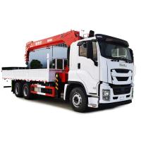 China Isuzu 12ton 16ton Pickup Truck Mounted Crane with Telescoping Boom 19.5M Span 6*4 for sale