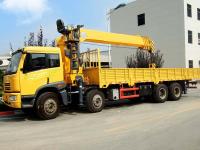 China 10 Ton Telescopic Boom Truck Mounted Crane and with Outrigger Span of 2280-5580mm for sale