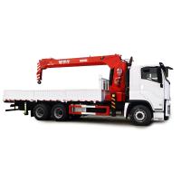 China High Operating Efficiency 12 Ton 16 Ton Telescopic Folding Boom Truck Mounted Crane for sale