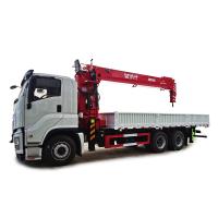 China High Operating Efficiency 12 Ton 16 Ton Telescopic Folding Boom Truck Mounted Crane for sale