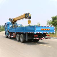 China 16 Ton Lifting Capacity 350hp 8*4 Truck Crane with Electronic Stability Control System for sale