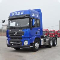 China Front Axle HF9T Shacman 6x4 Trailer Truck Head Tractor Truck With 500 Hp Cummins Engine for sale
