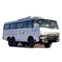 China Front / Rear Overhang 1290/2790mm Used Off Road Bus With Dongfeng Desert Tour Mining Bus for sale