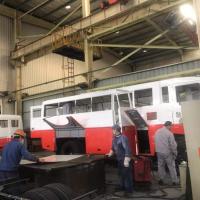 China DONGFENG 29 Seats Diesel Coach Bus 4x4 Off Road Bus with Front Axle DONGFENG Axles for sale