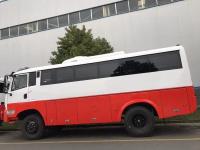 China 30 Seats 4X4 4WD Medium Size Bus Dual Circuit Full Air Brake and A/C Dongfeng EQ6750ZT for sale