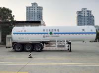 China 2.1 MPa Hydrotest Pressure CIMC LINYU Howo Chassis 8*4 Gas Transport Tank Semi Trailer for sale