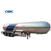 China 50m3 Capacity LPG Tanker Semi Trailer with -20/50C Design Temperature from CIMC LINYU for sale