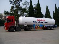 China 50m3 Gas Tanker Trailer LPG Tanker Semi Trailer With -20/50C Design Temperature for sale