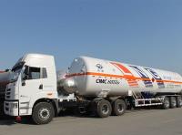 China 50m3 Gas Tanker Trailer LPG Tanker Semi Trailer With -20/50C Design Temperature for sale