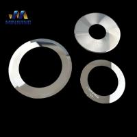 China Electrode Tungsten Carbide Steel Circular Slitter Knives For Lithium Battery Industry for sale