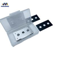 China Carbide Three Hole Blades For Various Material Types And Thicknesses for sale