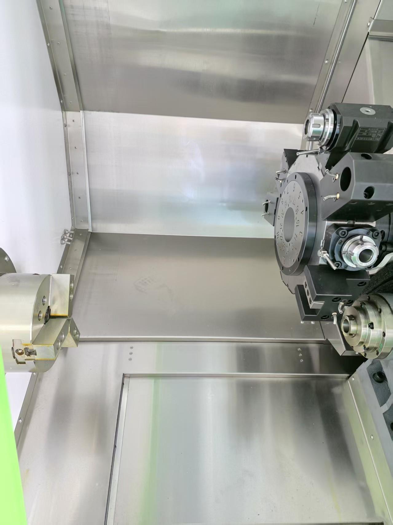 Cross Y-Axis & 12-Station BMT Live Tool Turret for Advanced Multi-Tasking