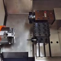 China High Speed Gang Tool CNC Lathe TCK6340: ±0.003mm Repeatability for Consistent Precision Machining for sale