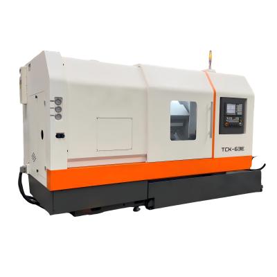 China Long Bed Box Way CNC Lathe TCK63E-3000: 3000mm Length for Extended Shaft Machining for sale