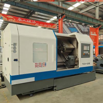 China Box Way CNC Slant Bed Lathe TCK63E: A2-8  Spindle 85mm Spindle Bore For High-Speed Heavy Cutting for sale