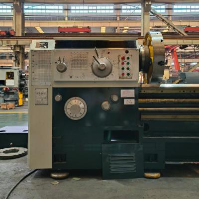 China Heavy Duty Engine Lathe CW6163x5000 with 5000mm Max Workpiece Length, 630mm Swing Over Bed, and 4000mm/min Rapid Traverse Speed for sale