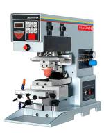 China Single Color Semi Automatic Pad Printing Machines Are Used For Printing On Electronics And Metal Parts for sale
