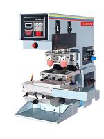 China Two Color Oil Based Semi Automatic Pad Printing Machine for sale
