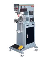 China Single Color Semi Automatic Pad Printing Machine With Ink Cup System For Printing On Irregular Surfaces for sale