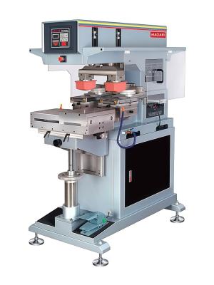 China Two Colors Semi Automatic Pad Printing Machine For Bottles And Jars for sale