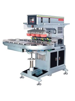 China 4 Colors Semi Automatic Pad Printing Machine Bottle Printing Machine for sale
