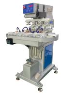 China 4 Color Rotary Semi Automatic Pad Printing Machine Inkcup Printing Machine for sale