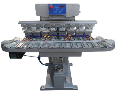 China 8 Color Rotary Pad Printing Machine Semi Automatic For Industrial Products for sale