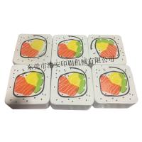 China Four Color Rotary Inkcup Semi Automatic Pad Printing Machine For Golf Ball for sale
