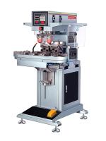 China Two Color Pneumatic Semi Automatic Pad Printing Machine 1500 pcs/hour Speed for sale
