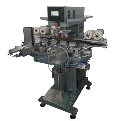China High Precision PLC Controlled Semi Automatic Pad Printing Machine With1800-2000PCS/Hour Capacity for sale