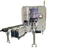 China Two Color Automatic Servo Vertical Screen Printing Machine For Glass Bottles for sale