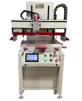 China Semi Automatic Planar Screen Printing Machine With PLC Control And SMC Electrical Components for sale
