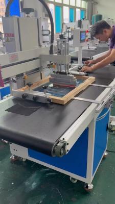 China Versatile Semi Automatic Flat Screen Printer Suitable For Light Industry Food Packaging Thin Workpiece Printing for sale