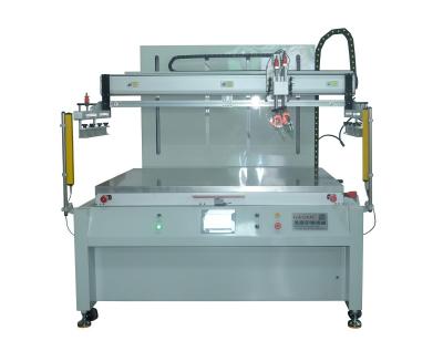 China Universal Semi Automatic Flat Bed Screen Printer For Electronics Plastics Printing for sale