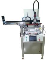 China Automatic Rotary Flatbed Screen Printing Machine With Auto Loader Manipulator for sale