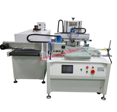 China Industrial Rotary Semi Automatic Screen Printing Machine Flat Surface Printing Machine for sale