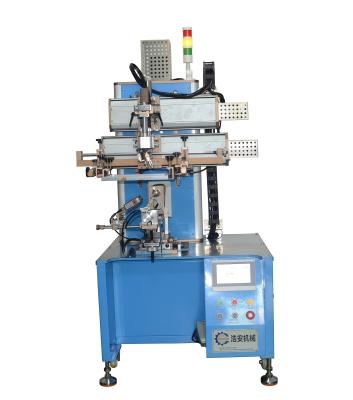 China Multi-Shape Semi Automatic Screen Printing Machine with PLC Control for 800~1000 pcs/hour Output for sale