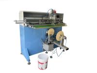 China Servo Circular Semi Auto Screen Printing Machine For Plastic Drums for sale