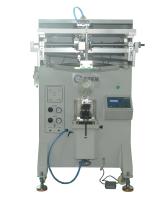 China Curved Semi Automatic Rotary Screen Printing Machine For Conical Fan shaped Products for sale