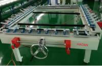 China Double Clamp Mechanical Screen Printing Stretching Machine for sale