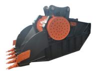 China 1-8m3 High Strength Steel Excavator Rock Crusher Bucket 350 Bar for 12-22 Ton for sale