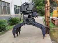 China Max Jaw Opening 1500mm Rock Rotating Grab For Excavator for sale