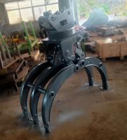 China OEM Excavator Hydraulic Grapple Excavator Timber Grab Claw Attachment for sale