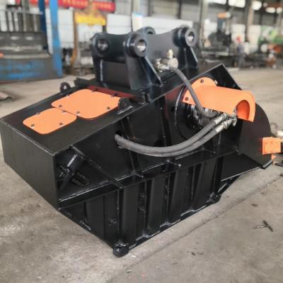 China 12-22 Ton Hydraulic Excavator Sieve Bucket 0.58cbm Load Volume 130lpm Oil Flow for sale