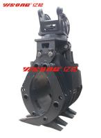 China Excavator 360 Degree Rotating Log Grab Wood Grapple 20-30 Ton Capacity OEM ODM for sale