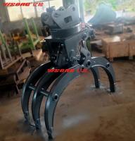 China Excavator 360 Degree Rotating Log Grab Wood Grapple 20-30 Ton Capacity OEM ODM for sale