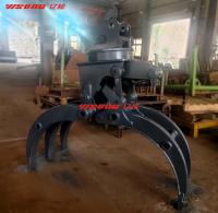 China Excavator 360 Degree Rotating Log Grab Wood Grapple 20-30 Ton Capacity OEM ODM for sale